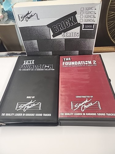 Sound Choice Founoundation 1 & 2 set 60+ Karaoke CDG Disks Plus Brick ...