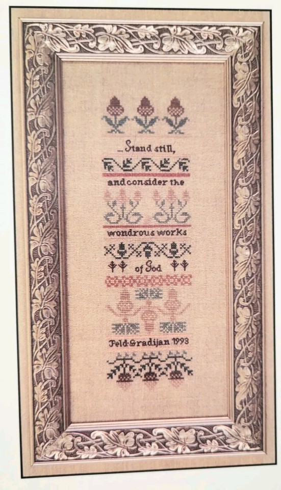 SALLY ANN DESIGNS MIGHTY OAK SAMPLER COUNTED CROSS STITCH PATTERN | eBay