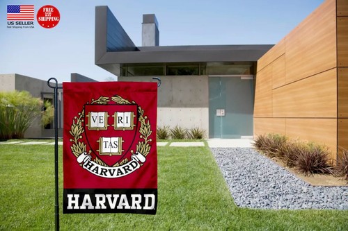 Harvard Crimson Coat of Arms 12.5x18 Inch Garden Flag 12.5 x 18 Yard ...