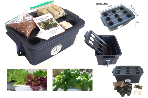 HYDROPONIC GROW KIT SYSTEM KRATKY METHOD INDOOR/OUTDOOR HYDRO GROW BOX ...