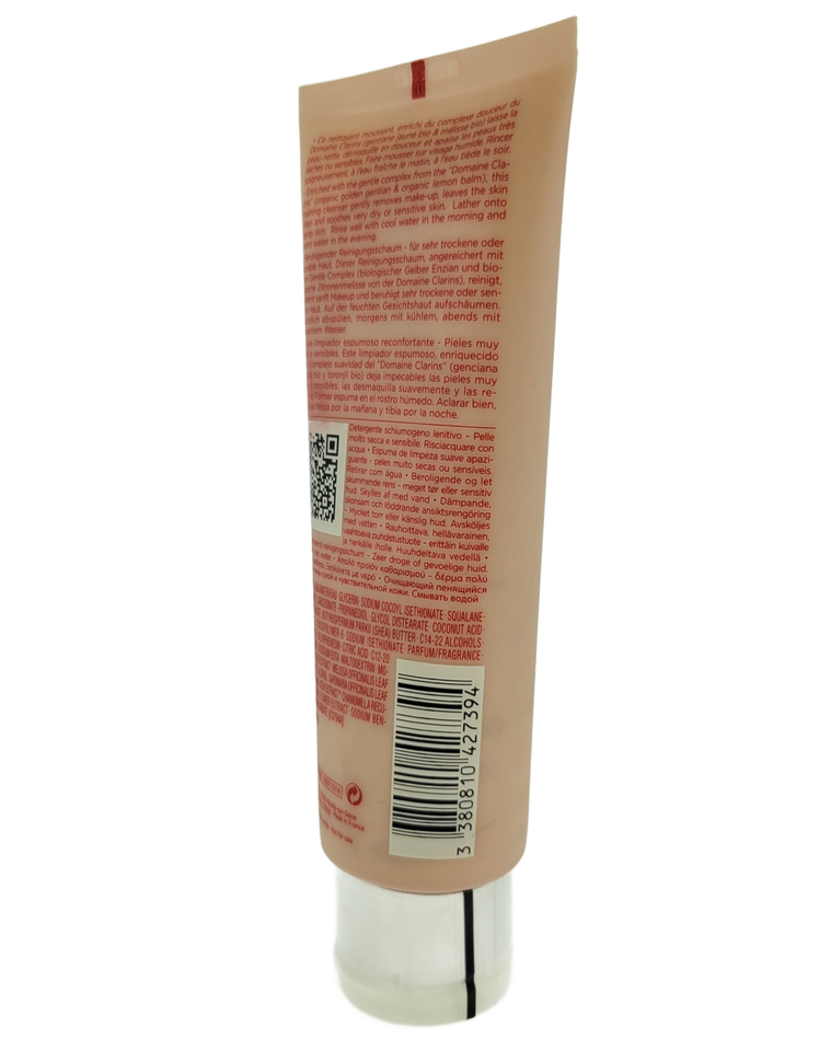 Clarins Soothing Gentle Foaming Cleanser Very Dry Skin Sealed 4.2oz ...