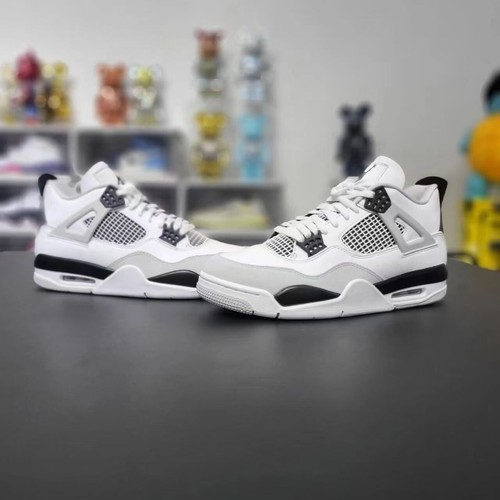New Nike Air Jordan 4 Retro Military Black White DH6927-111 Top Sneaker ...