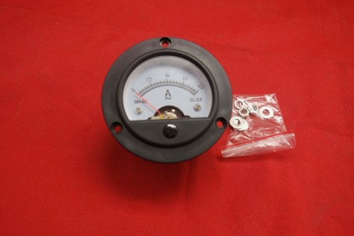 1pc AC 0-2A Round Analog Ammeter Panel AMP Current Meter Dia. 66.4mm ...