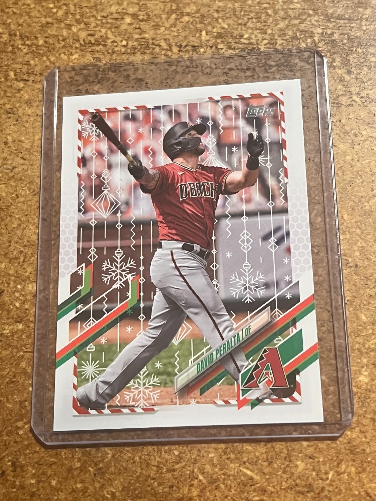 2021 Topps Holiday Baseball Metallic Snowflake # HW49 David Peralta | eBay