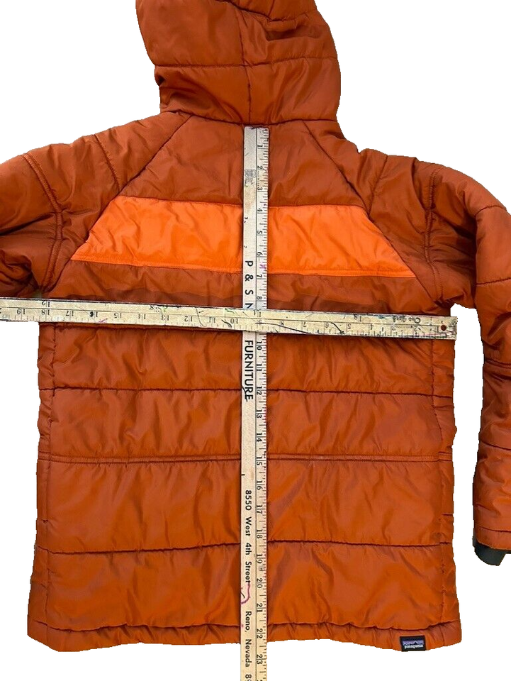 VINTAGE PATAGONIA HOODED KIDS ORANGE JACKET SIZE LARGE | eBay