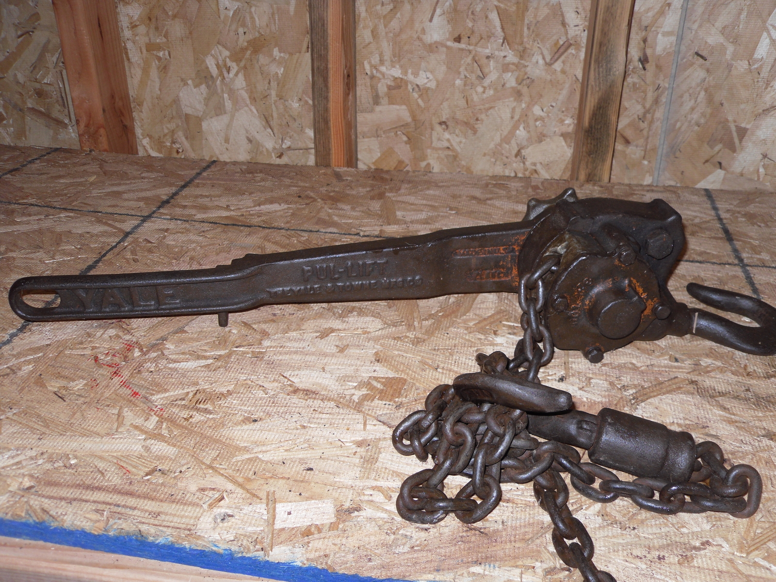 PUL-LIFT Yale & Towne 3/4 3/4 ton chain hoist | eBay