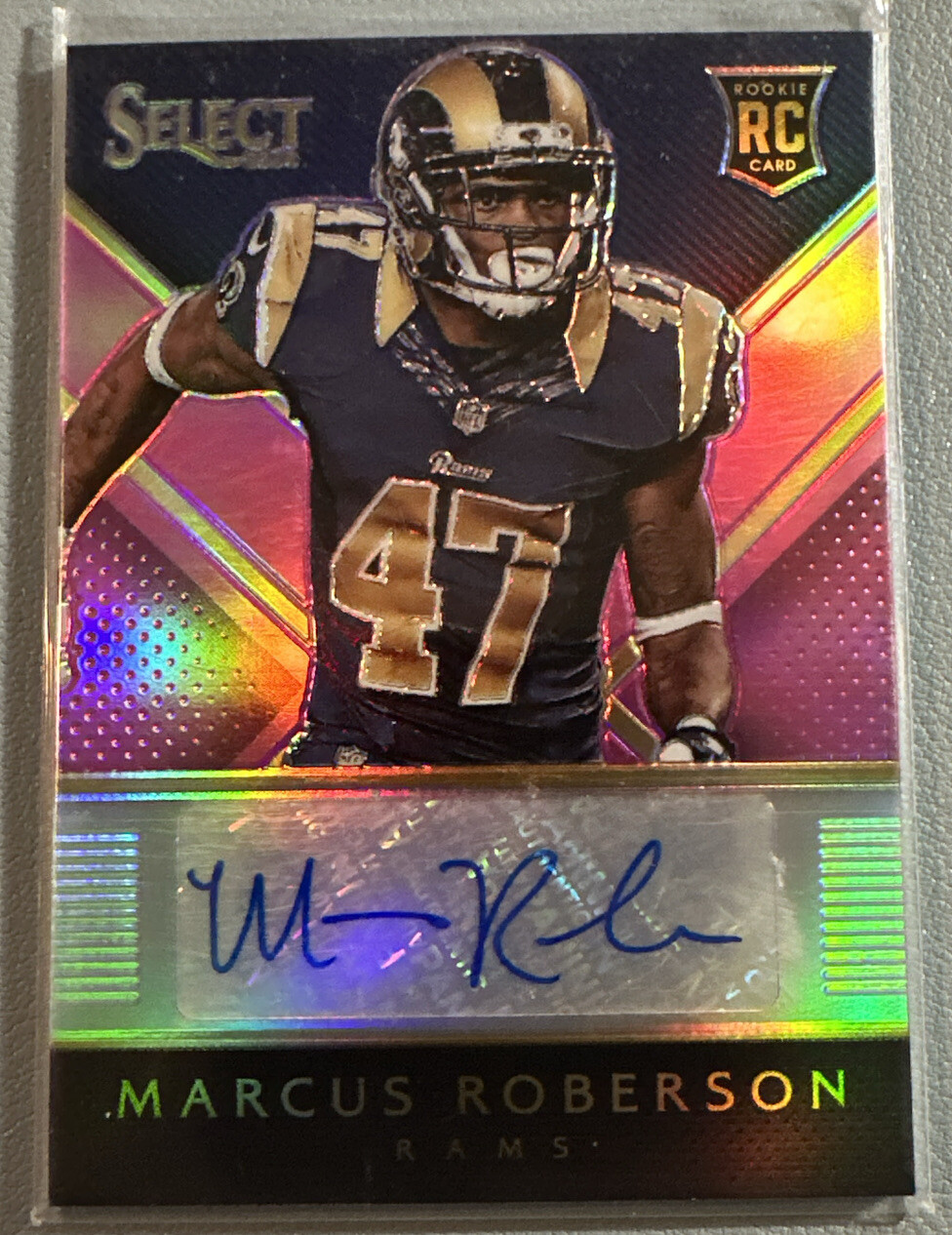 2014 Panini Select - Rookie Autographs Marcus Roberson #RA-MR Fuchsia Prizm /199 (AU) for sale ...