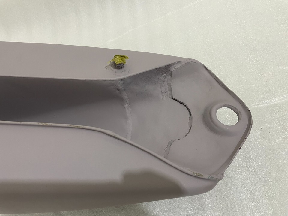 1973 1974 Yamaha MX250 MX250 MX360 SC500 Raw Steel Petrol Fuel Tank ...