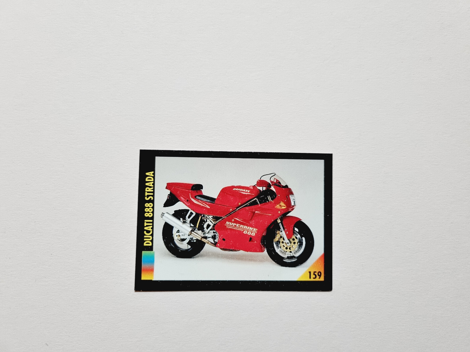 Ducati 888 Road Rare Card Motorcycle Vintage Original Masters Cards New ...