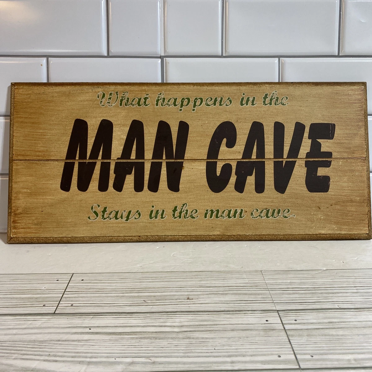 Wooden Man Cave Signs