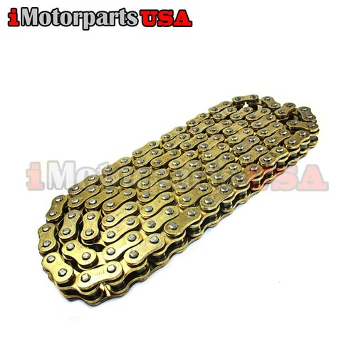 GOLD HEAVY DUTY DRIVE CHAIN W/ MASTER LINK FOR KAZUMA MEERKAT 50 50CC ...