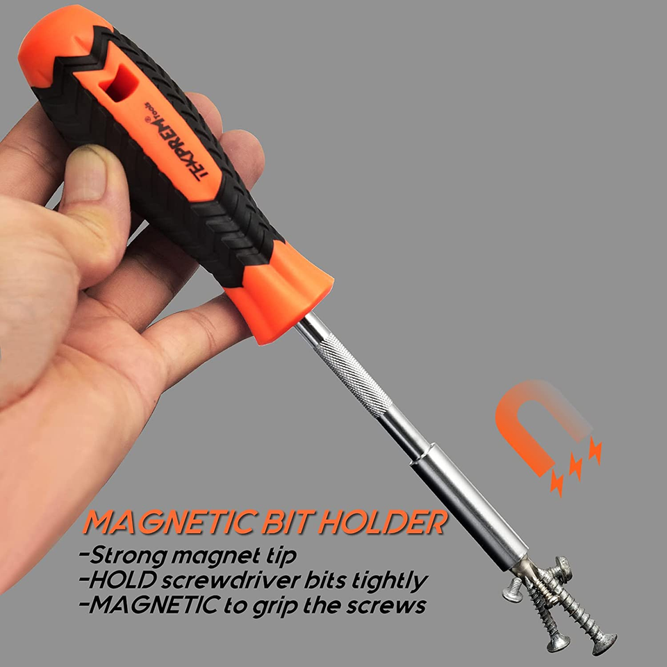 1/4 Inch Magnetic Bit Driver Screwdriver Handle Non-slip Strong Magnet ...