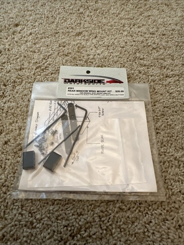 Darkside Motorsports #301 - Rear Window Wing Mount Kit - 1/10 & 1/12 ...