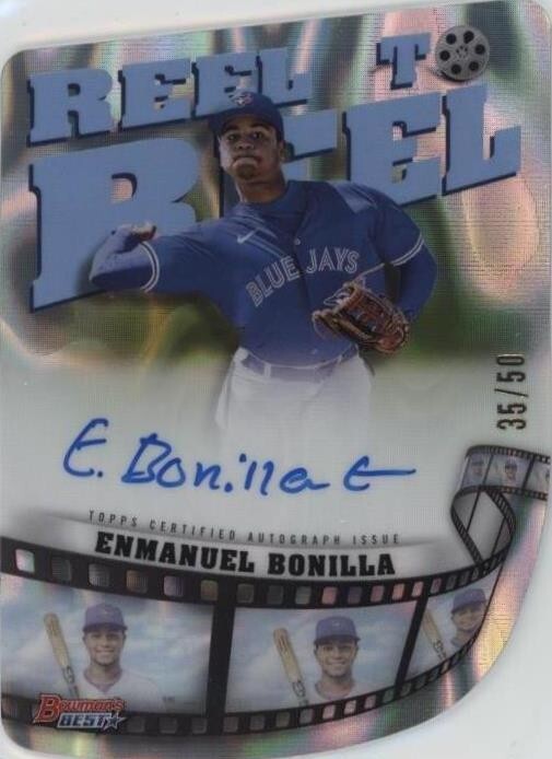 2023 Bowman's Best - Reel to Reel Die-Cuts Autographs Enmanuel Bonilla ...