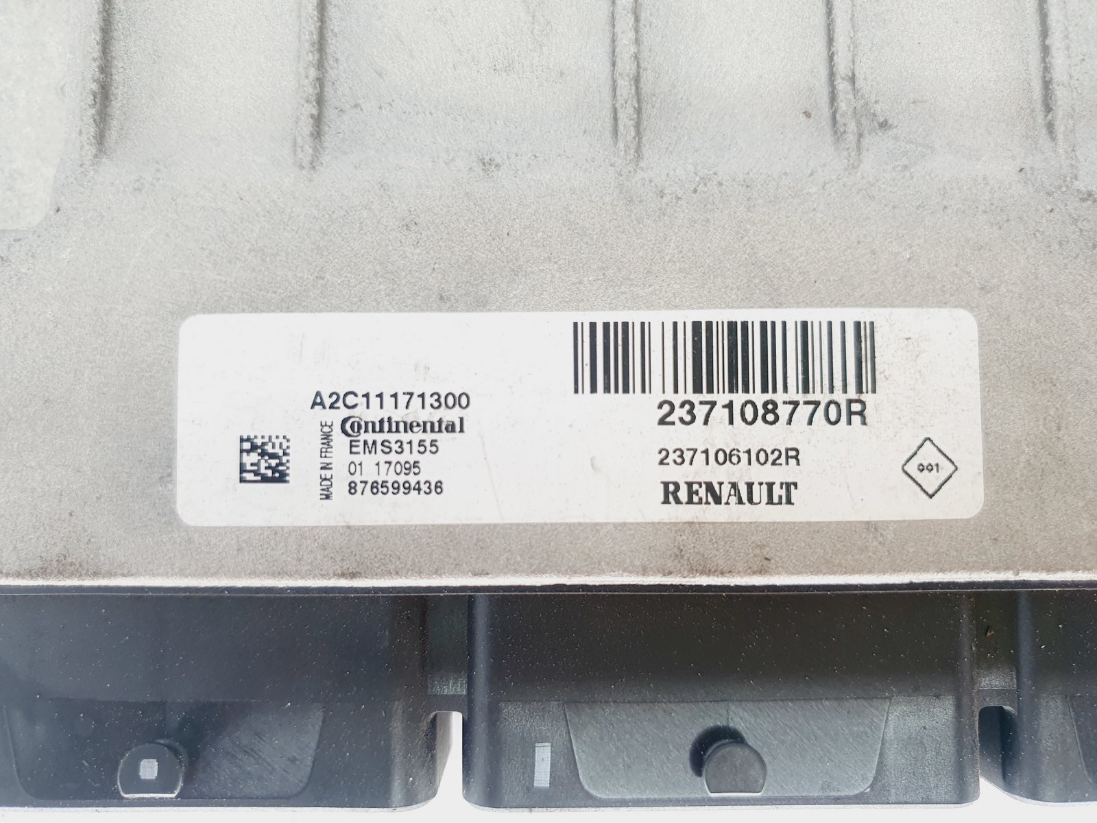 Calculateur ECU 237108770R A2C11171300 237106102R EMS3155 Renault | eBay