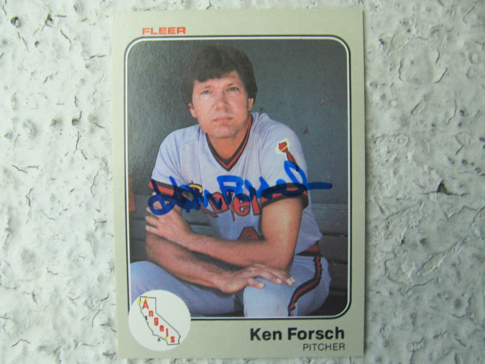 Angels Ken Forsch Signed Autographed 1983 Fleer Mint | eBay