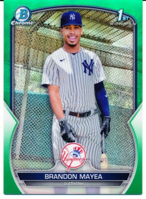 2023 Bowman Chrome Brandon Mayea RC Refractor #/99 Yankees | eBay