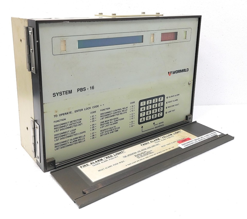 Wormald PBS-16 PB System PBS16D Fire Alarm Panel | eBay