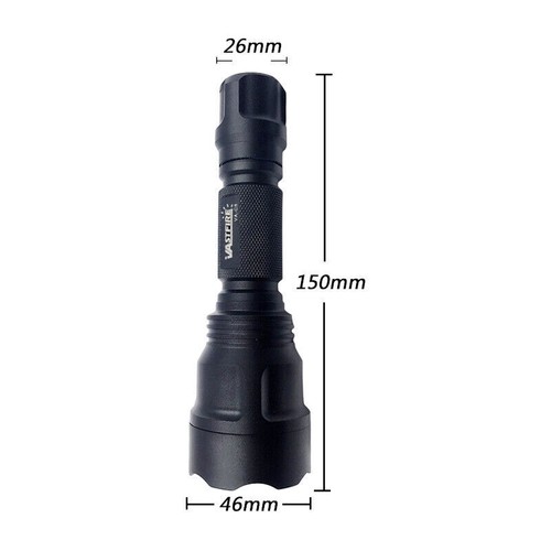 Gun Red Green Flashlight Hunting Air Rifle Torch Lights Scope Mount ...