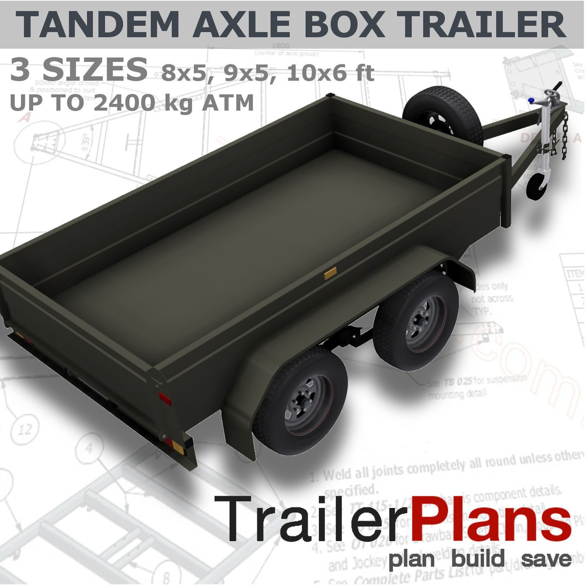 What Size Is A Tandem Trailer - Infoupdate.org