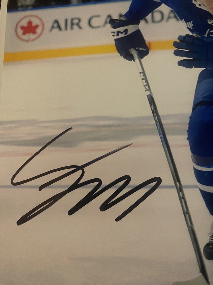 Fraser MINTEN Signed 8x10 Photo! Toronto Maple LEAFS Draft Pick 2022 ...