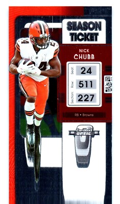 2021 Panini Contenders Optic Nick Chubb Cleveland Browns #34 | eBay