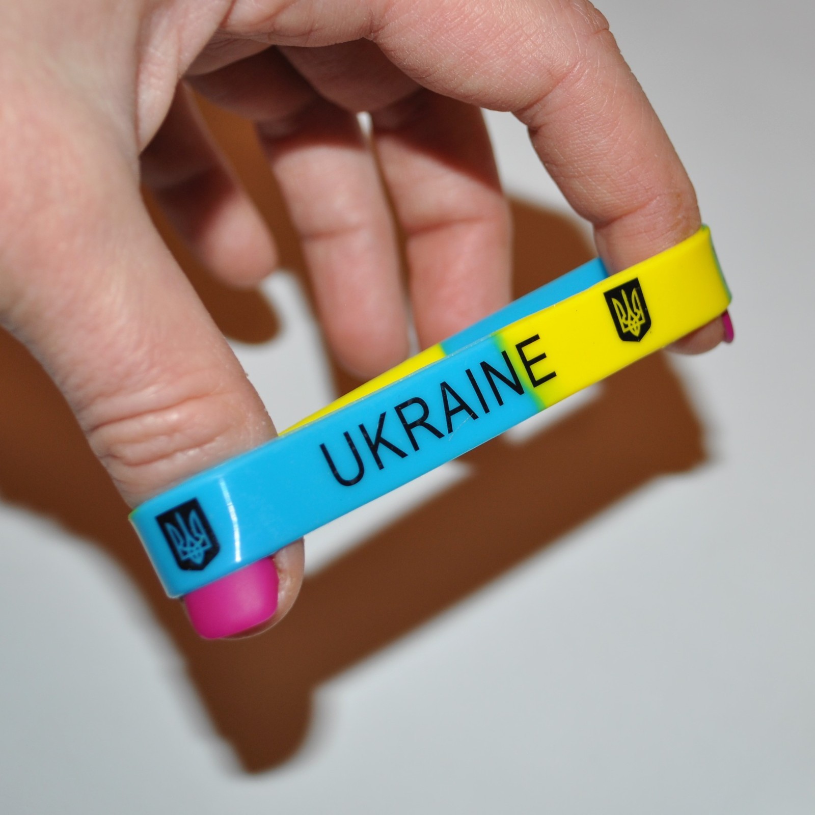 6pcs Set Ukrainian Silicone Ukraine Wrist Band Tryzub Rubber Wristband ...