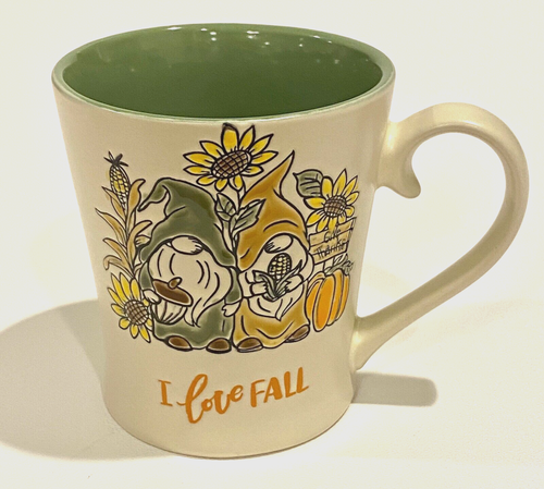 Spectrum Designz "I Love Fall" Give Thanks Gnomes Coffee Tea Mug New | eBay