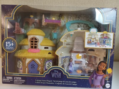 Disney’s Wish Cottage Home Playset with Asha of Rosas Mini Doll, Star ...