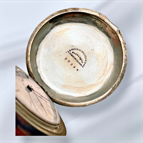 1888 Rockford PL Arthur Everitt Mod 8 Grade 83 Sterling Silver HC ...