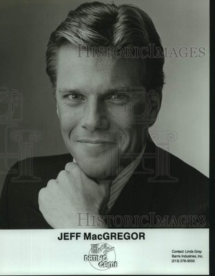 1987 Press Photo Jeff MacGregor, host of The All New Dating Game ...