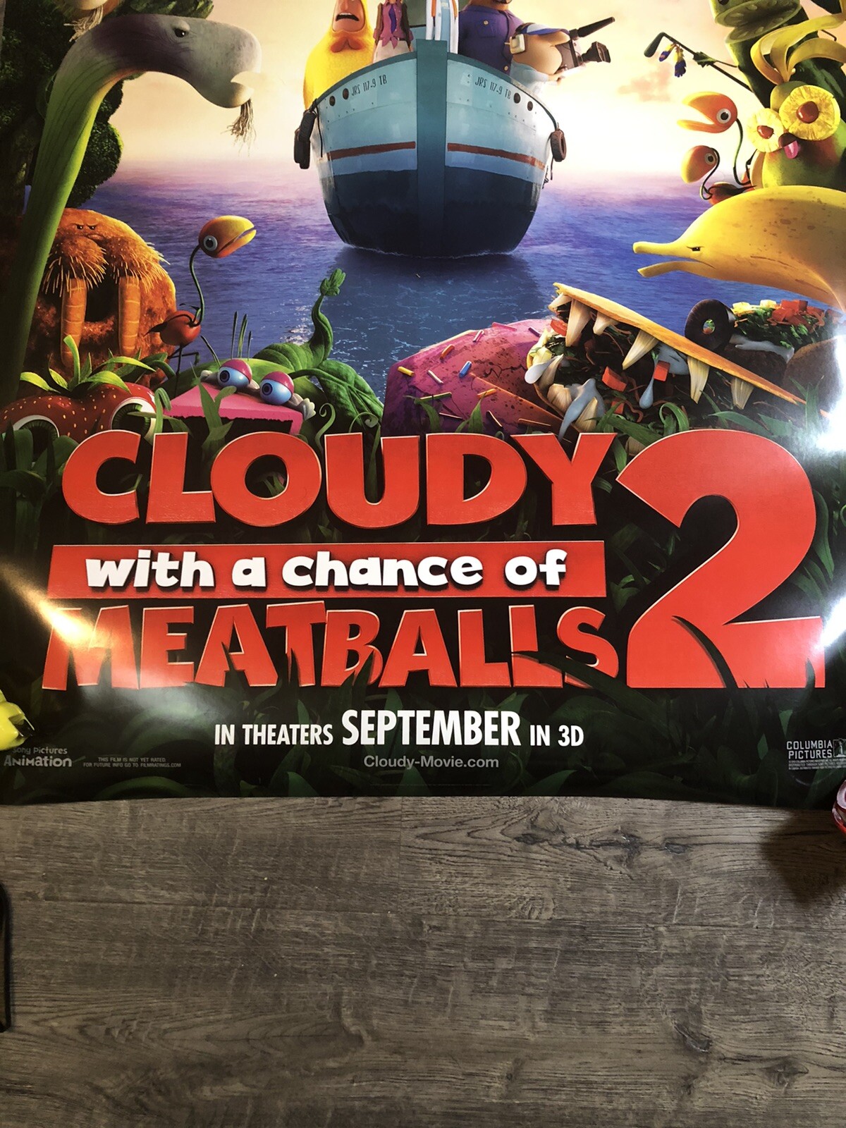 Cloudy With A Chance Of Meatballs 2 Movie Cover