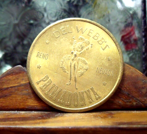 Vintage Del Webb's Primadonna Coin Reno Nevada U.S. Bicentennial Token ...