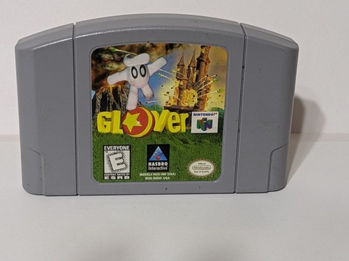 Glover N64 (Nintendo 64, 1998) Authentic Game Cartridge Only Tested ...