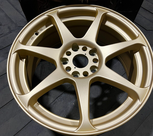 (QTY 1) Motegi Racing MR154 Gold 7 Spoke Wheel Rim 17x8 5x112 43mm ...