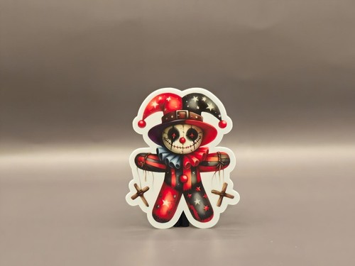 Voodoo Dolls Stickers Spooky Cute Decals Halloween Zombie Bear Die Cut ...