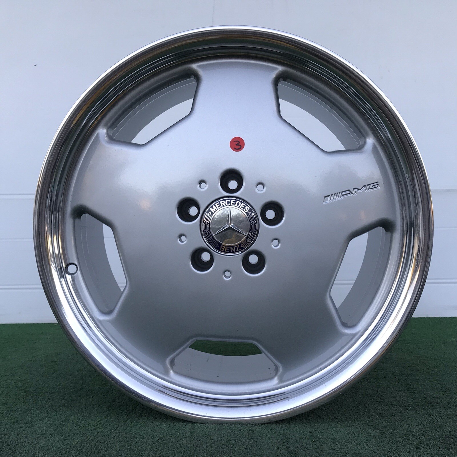 18" MERCEDES AMG Monoblock Staggered Rims Wheels CLK SLK E Class SL ...