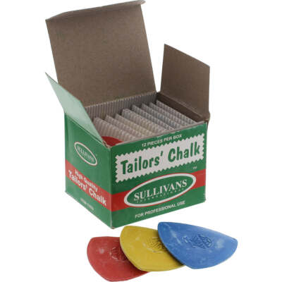 Sullivans USA Tailors Chalk 12pc Set, Assorted Colors - Sullivans | eBay