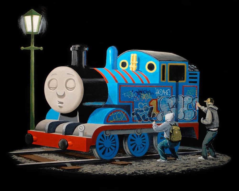 Thomas The Train Painting