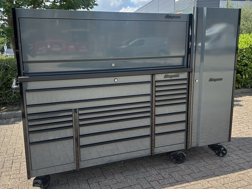 Snap On 72 “ KRL Tool Box With Workcentre and XL Locker. Storm Grey ...