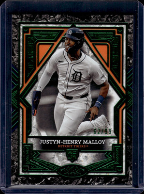 2025 Topps Tier One Green #95 Justyn-Henry Malloy RC 62/99 | eBay