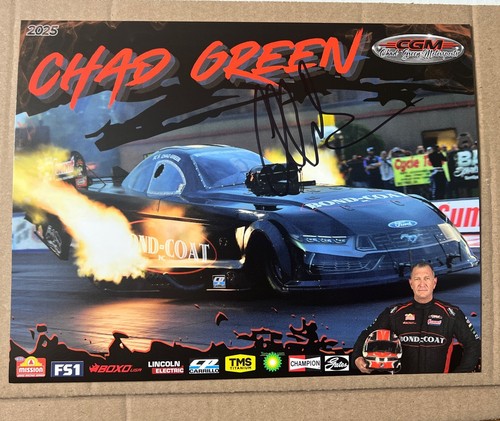 2025 Chad Green Signed NHRA Postcard Autographed | eBay UK