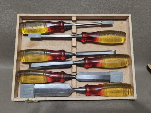6 Piece Marples Wood Chisel Set Sheffield England | eBay
