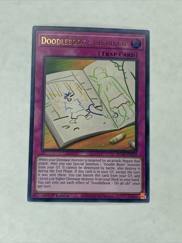 Yu Gi Oh Doodlebook - Uh uh uh! (BLCR-EN034) 1st Edition (NM) | eBay