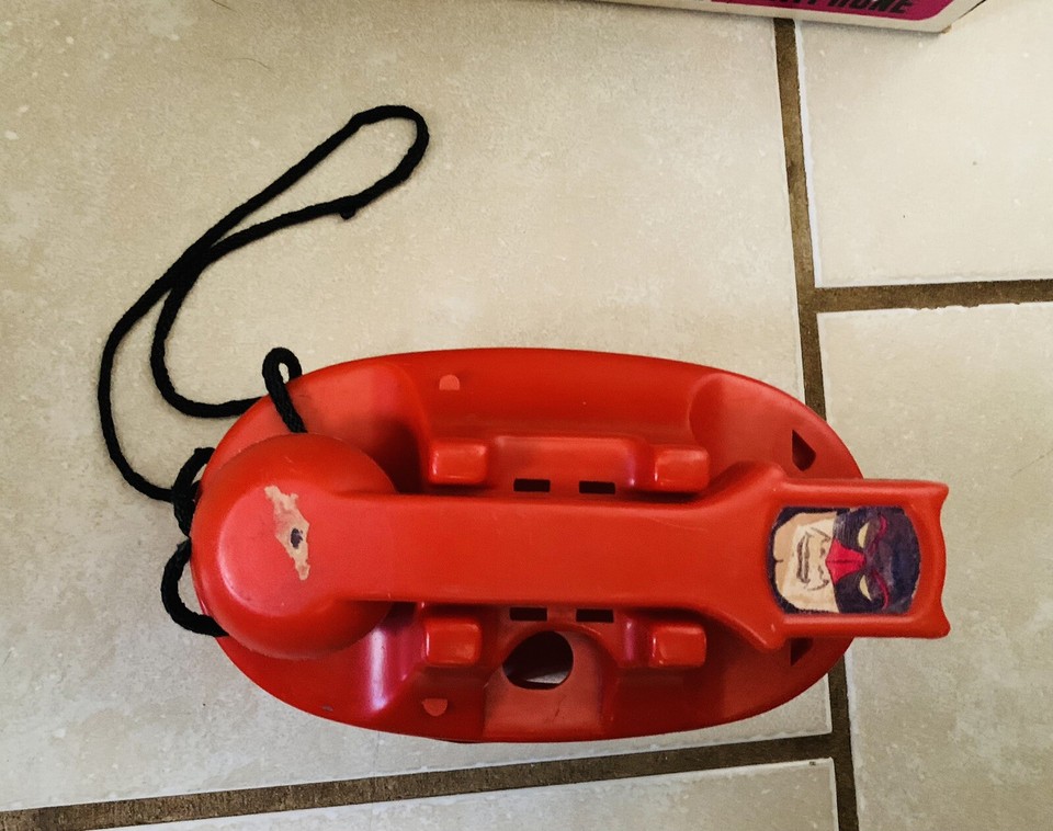 Very Rare Vintage 1966 Marx Batman Talking Batphone Hot-Line Toy ...