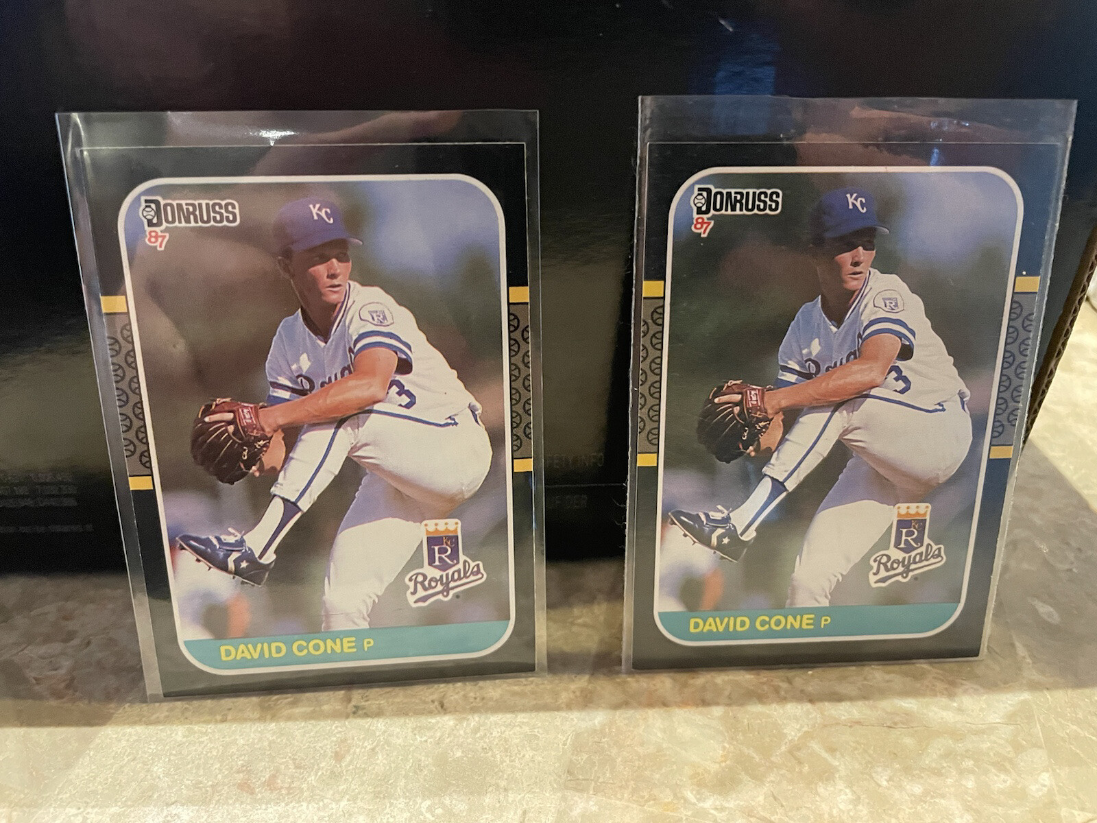 1987 Donruss David Cone #502 Rookie Card RC KC Royals LOT OF 2 W ...