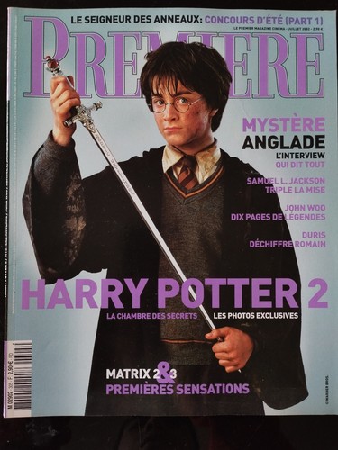 Première Magazine N°305 du 7/2002; Harry Potter 2/ Anglade/ S. L ...