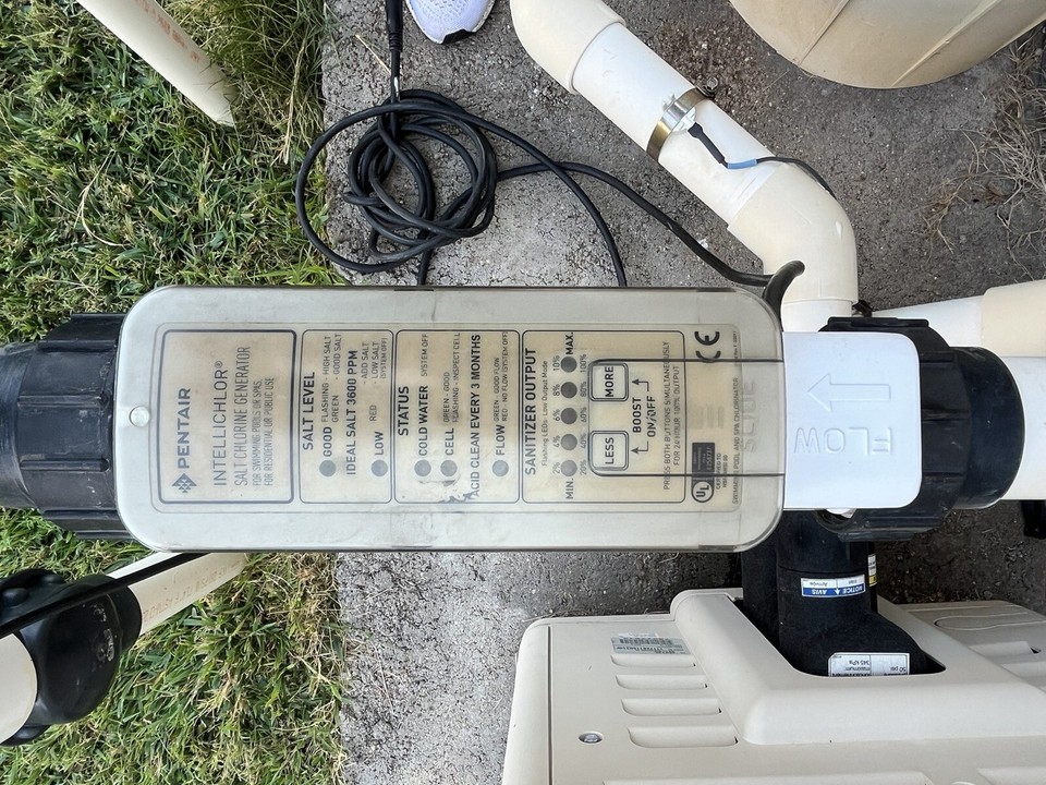 Pentair IntelliChlor IC40 Salt Chlorine Generator Cell (520555 ...