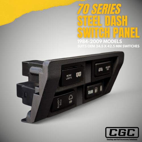 70 79 Series Landcruiser Switch Panel Suits Steel DASH HZJ79 HDJ79 ...