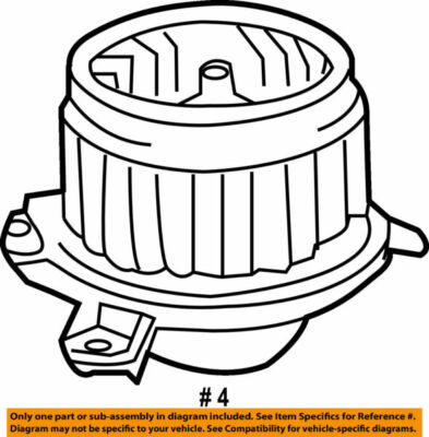 87103-07040 Toyota Motor sub-assy, blower w/fan 8710307040, New Genuine ...